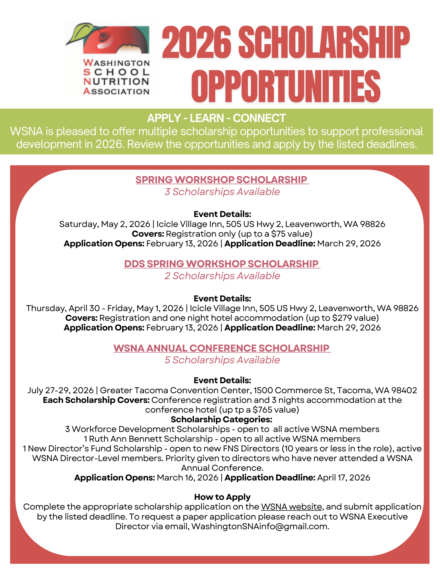 Scholarships & Awards